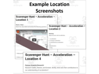 Acceleration – A Digital Scavenger Hunt Activity by Teach Simple