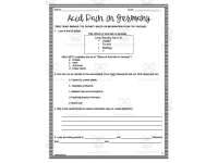 Acid Rain in Germany Reading Packet by Teach Simple