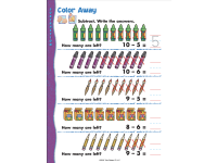 Addition and Subtraction 1-10 Printable Workbook by Teach Simple