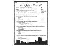 Air Pollution in Mexico City Reading Packet by Teach Simple