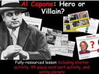 Al Capone - Hero or Villain by Teach Simple