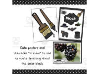 All About Black | Preschool Color of the Week Unit by Teach Simple