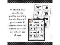All About Black | Preschool Color of the Week Unit by Teach Simple