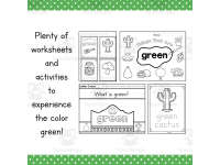 All About Green | Preschool Color of the Week Unit by Teach Simple