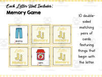 All About J - Letter of the Week Unit by Teach Simple