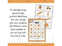 All About Orange | Preschool Color of the Week Unit by Teach Simple
