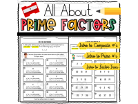 All About Prime Factors Printables by Teach Simple