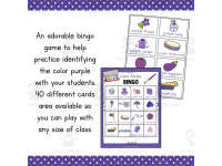 All About Purple | Preschool Color of the Week Unit by Teach Simple