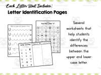 All About U - Letter of the Week Unit by Teach Simple