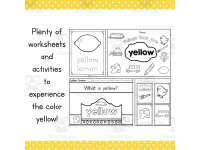 All About Yellow | Preschool Color of the Week Unit by Teach Simple