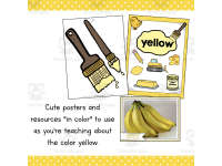 All About Yellow | Preschool Color of the Week Unit by Teach Simple