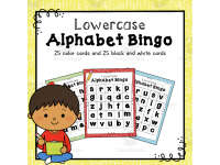 Alphabet Bingo | Lowercase Alphabet Practice Games by Teach Simple