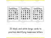 Alphabet Bingo | Lowercase Alphabet Practice Games by Teach Simple