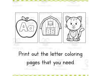 Alphabet Cut and Color | Letter of the Week Activity Book by Teach Simple