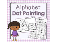 Alphabet Dot Painting | Letter of the Week Activity Book by Teach Simple