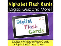 Alphabet Flash Cards - 2 Digital PDF Activities + Printables by Teach ...