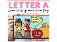 Alphabet Letter A of the Week Boom Digital Cards by Teach Simple