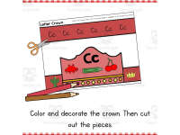Alphabet Letter Crowns | Letter of the Week Activity Book by Teach Simple
