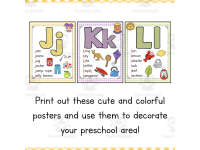 Alphabet Letter Posters | Letter of the Week Activity Book by Teach Simple