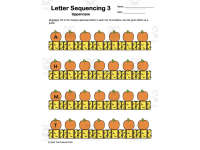 Alphabet Sequencing Worksheets - Pumpkin Theme by Teach Simple