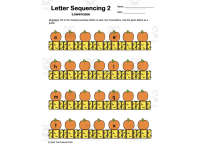 Alphabet Sequencing Worksheets - Pumpkin Theme by Teach Simple