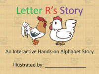 Alphabet Story Book | Letter R Interactive Book by Teach Simple