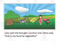 Alphabet Story Book | Letter Z Interactive Book by Teach Simple