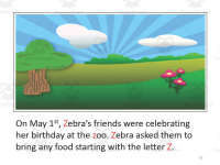 Alphabet Story Book | Letter Z Interactive Book by Teach Simple