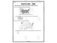 America 1975-2001 Assessment Study Guide by Teach Simple