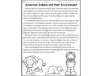 American Indians and their Environment Reading Packet by Teach Simple