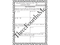 Angles in Standard Position, Coterminal Angles, and Reference Angles ...