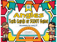 Angles Task Cards + SCOOT Game by Teach Simple