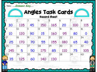 Angles Task Cards + SCOOT Game by Teach Simple