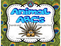 Animal ABC's Activity Cards by Teach Simple
