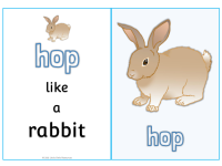 Animal Dance Cards Verbs by Teach Simple