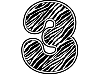 Animal Print Letters, Numbers & Symbols - Bulletin Board Decor by Teach ...