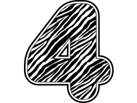 Animal Print Letters, Numbers & Symbols - Bulletin Board Decor by Teach ...