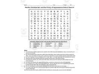 Appeasement Crossword Puzzle and Word Search Packet by Teach Simple