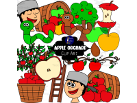 Apple Orchard Clip Art by Teach Simple