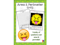 Area and Perimeter Emoji Math Activity by Teach Simple