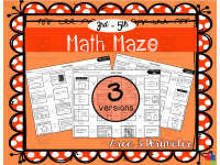 Area and Perimeter Math Maze by Teach Simple