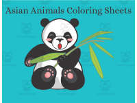 Asian Animals Coloring Pages by Teach Simple