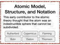 Atomic Model, Structure, and Notation Digital Boom Cards by Teach Simple