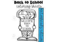 Back to School Coloring Sheets by Teach Simple