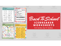 Back To School Icebreaker Worksheets by Teach Simple