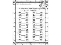 Banana Bunches: Greater Than/Less Than 50 Game by Teach Simple