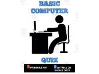 Basic Computer Quiz (Editable in Google Docs) by Teach Simple