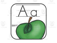 Basic Print Alphabet Strip Posters by Teach Simple