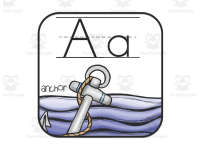 Basic Print Alphabet Strip Posters by Teach Simple