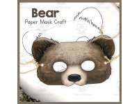 Bear | Mask Craft | Paper Art Project | Cub by Teach Simple